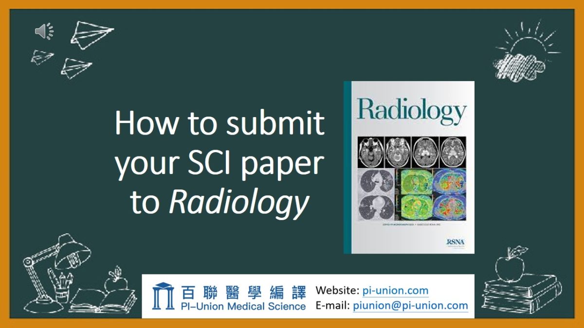 Radiology – PI-Union Medical Science Ltd.